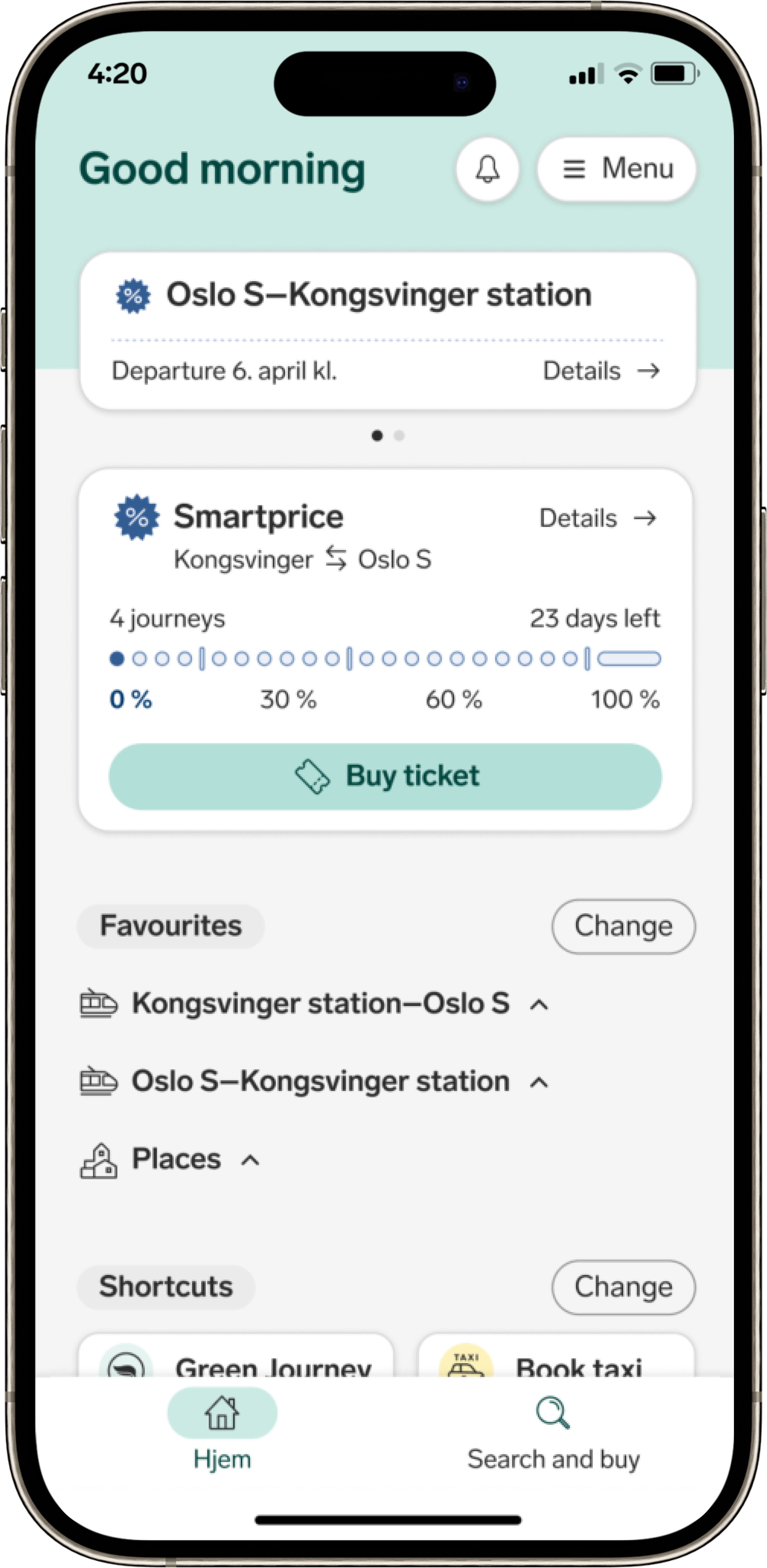 Vy | Train | Bus | Taxi | Book your trip at vy.no